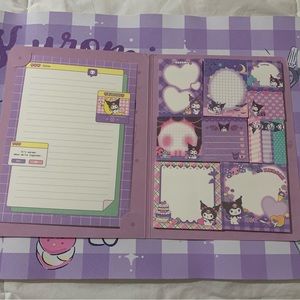 Sanrio | Office | Kuromi Memo Bookstyle Set Of Sticky Notes And ...